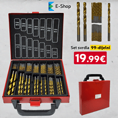 Hss 99-Dijelni Set Svrdla - E-SHOP HRVATSKA