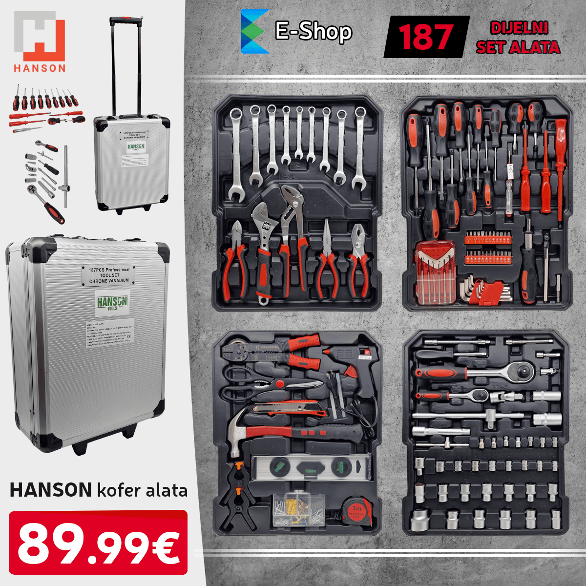 HANSON KOFER ALATA - E-SHOP HRVATSKA