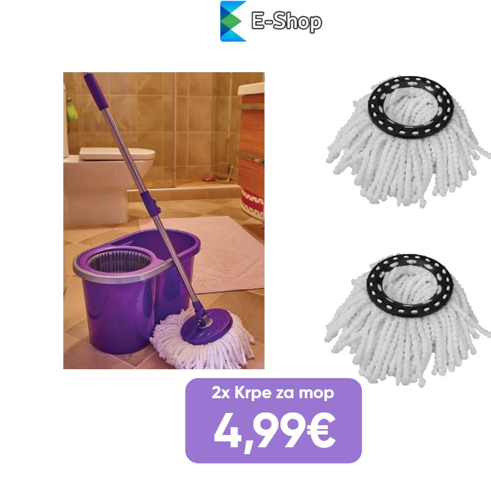 2 X Krpa Za Mop - E-SHOP HRVATSKA