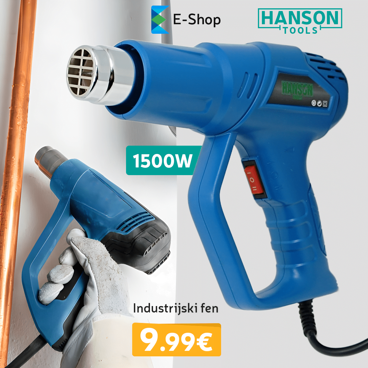 Hanson Industrijski Fen - E-SHOP HRVATSKA