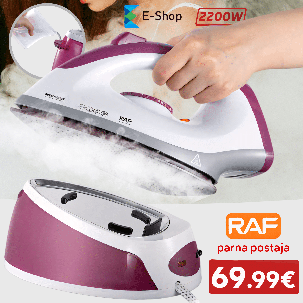 Raf Parna Postaja 2200W - E-SHOP HRVATSKA